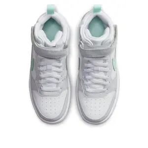 Nike Court Borough Mid 2 "pure Platinum Mint Foam" Sneakers - Gray/green