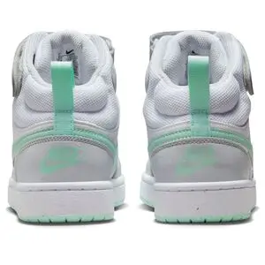 Nike Court Borough Mid 2 "pure Platinum Mint Foam" Sneakers - Gray/green