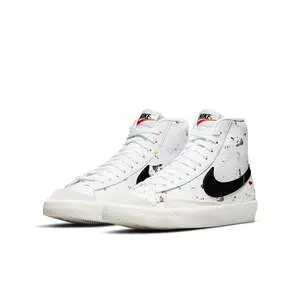 Nike Blazer Mid '77 "paint Splatter" High Top Sneakers - White/black