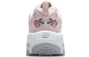 Sketchers D'lites 1.0 Embroidered Sneakers - Light Pink