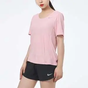 Nike Dri-fit Training Short Sleeve T-shirt - Pink