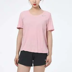 Nike Dri-fit Training Short Sleeve T-shirt - Pink