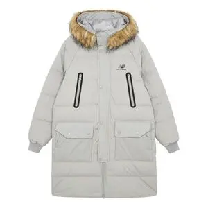 NEW BALANCE Classic Long Down Jacket - White