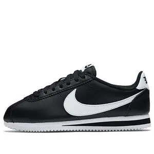 Nike Classic Cortez Leather Sneakers - Black/white