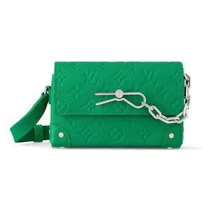 LOUIS VUITTON Steamer Wearable Wallet Monogram Taurillon Leather - Vert