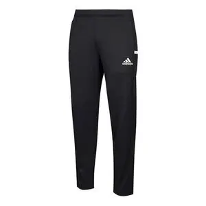 Adidas T19 Outdoor Running Casual Sports Knit Long Pants - Black