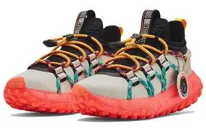 Under Armour Hovr Summit Fat Tire "black History Month" Sneakers - Stone/black/orange