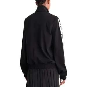 Off-White Logo-tape Track Jacket - Black