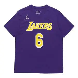 JORDAN Los Angeles Lakers "james 6" Short Sleeve Tee - Default Color