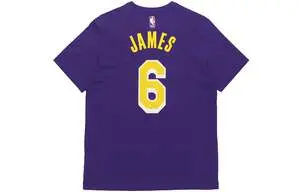 JORDAN Los Angeles Lakers "james 6" Short Sleeve Tee - Default Color