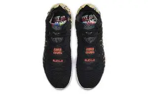 Nike Lebron 17 "james Gang" High Top Athletic Sneakers - Black/orange