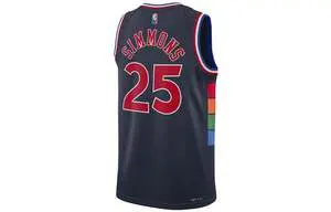 Nike X Nba Philadelphia 76ers Ben Simmons 25 Basketball Jersey