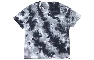 Nike Sports Loose Tie Dye Printing Round Neck Short Sleeve Gray - Grey