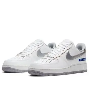 Nike Force 1 Low "label Maker" Sneakers - White/silver