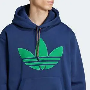 Adidas 70s Fleece Hoodie - Navy/blue