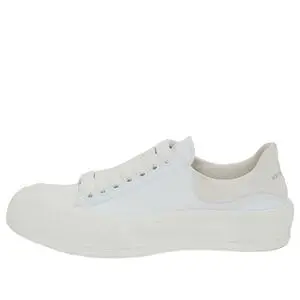 Alexander McQueen Deck Lace Up Plimsoll - White