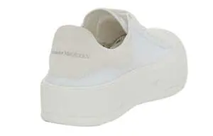 Alexander McQueen Deck Lace Up Plimsoll - White