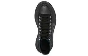 Alexander McQueen Tread Slick Lace-up Boots - Black