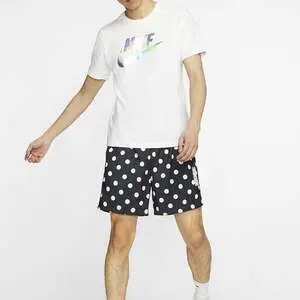 Nike Athleisure Casual Sports Short Sleeve - White