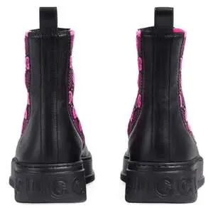 Gucci Gg Jersey Chelsea Boots