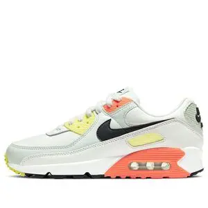 Nike Nike Air Max 90 "Summit White Bright Mango" Black/yellow/red