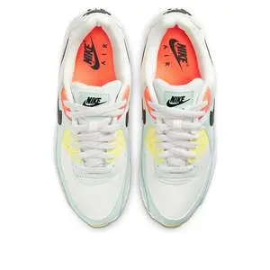 Nike Max 90 "summit White Bright Mango - Black/yellow/red