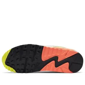 Nike Max 90 "summit White Bright Mango - Black/yellow/red