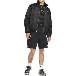Nike Solid Color Elastic Waistband Side Pocket Shorts