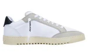 Off-White Low-top Sneakers With Lace-up Closure - White