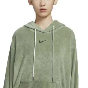 Nike Terry Drawstring Hoodie - Green