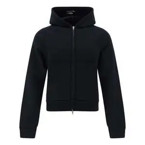 Balenciaga Zip-up Hoodie - Black