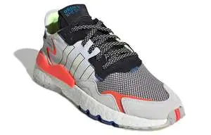 Adidas Nite Jogger "solar Red" Sneakers - White/black/red
