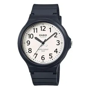 Casio Analog Watch With Water Resistance - Black