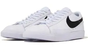 Nike Blazer Low Leather Sneakers - White/black