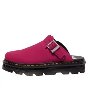 Dr. Martens Dr. Martens Zebzag Suede Mules Fuchsia Pink