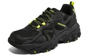 Sketchers Dlites Athletic Sneakers - Black/yellow