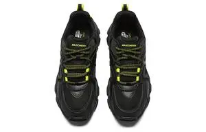 Sketchers Dlites Athletic Sneakers - Black/yellow