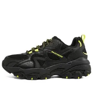 Sketchers Dlites Athletic Sneakers - Black/yellow