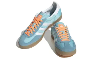 Adidas Gazelle Sneakers - Blue/white/orange