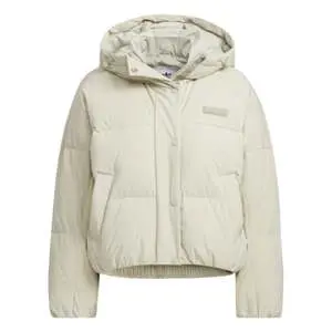 Adidas Puffer Crop Down Jacket - White