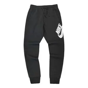 Nike Casual Fleece Cuffed Pants - Black