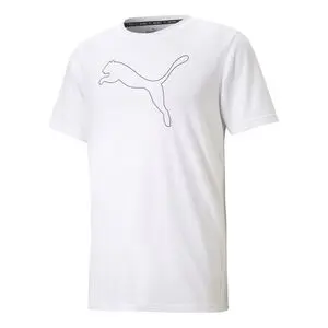 PUMA Performance Cat Training T-shirt - White/black