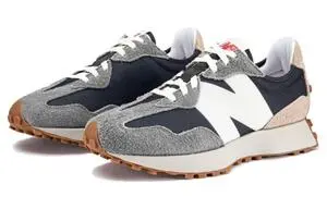NEW BALANCE 327 Athletic Sneakers - Black/white/gray