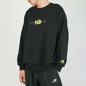 NEW BALANCE Logo Printing Knit Round Neck Pullover