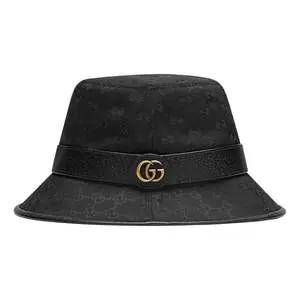 Gucci Gg Canvas Bucket Hat - Black