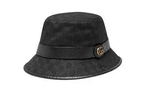 Gucci Gg Canvas Bucket Hat - Black