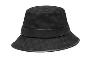 Gucci Gg Canvas Bucket Hat - Black