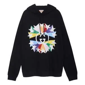 Gucci Full Print Interlock Double G Hoodie