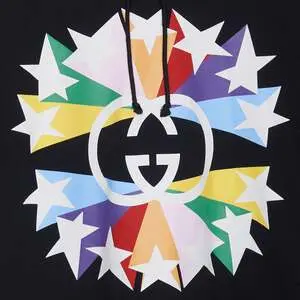 Gucci Full Print Interlock Double G Hoodie