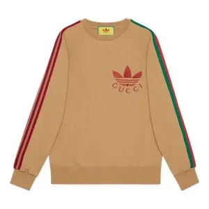 Gucci X Adidas Cotton Sersey Sweatshirt 'camel
